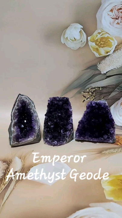 KRISTAL SG: Emperor Amethyst Geode/帝王紫晶簇 QE408 I/J/K | Lazada Singapore