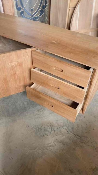 Free Delivery / Cover Chalac Cabinet Wooden L150 D45 H 60 cm ส่งฟรี ตู้ ...