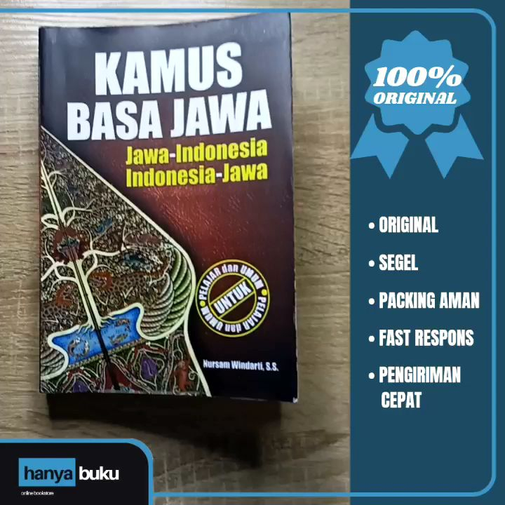 Buku Bahasa: KAMUS BASA JAWA- kamus indonesia-jawa plus budaya jawa ...