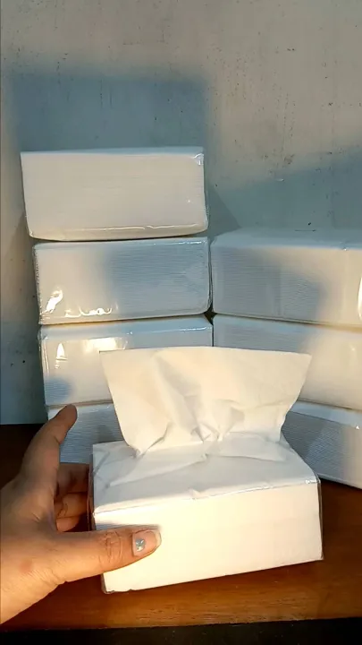 White 4-Ply Facial Tissue – Soft, Absorbent, 8 Packs per Bag If you ...