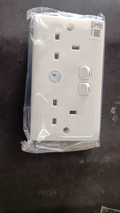 13A 2Gang Switch Socket With Sirim Approved | Lazada