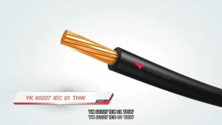 YAZAKI YK- NYY 4 x 16 sqmm YK สายไฟฝังดิน รุ้น.ใหม่ สายทองแดง 4 x 16 sqmm | Lazada.co.th