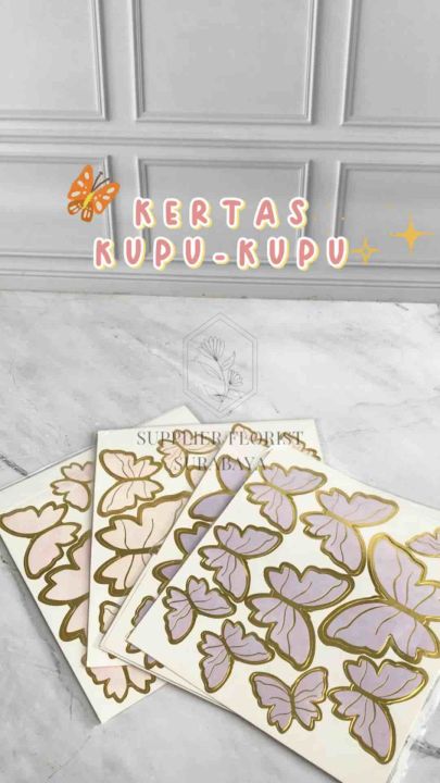 TOPPER HIASAN KUE KUPU KUPU BUTTERFLY CAKE TOPPER ULANG TAHUN HIASAN ...