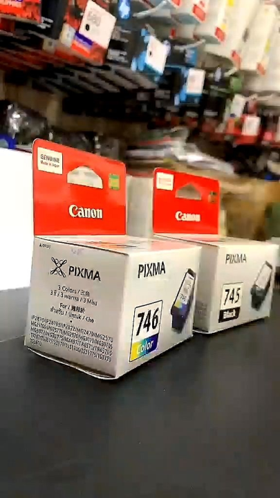1Set Tinta Canon 745 &746 Original Catridge For Printer IP2870,TS307 ...