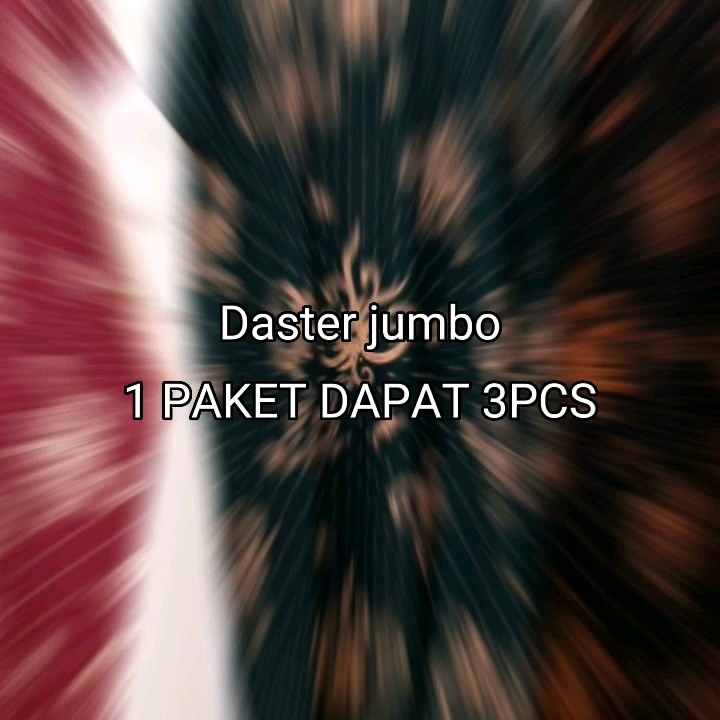 DASTER JUMBO 1 PAKET ISI 3PCS 100RIBUAN DASTER KEKINIAN BUSUI - NALA ...