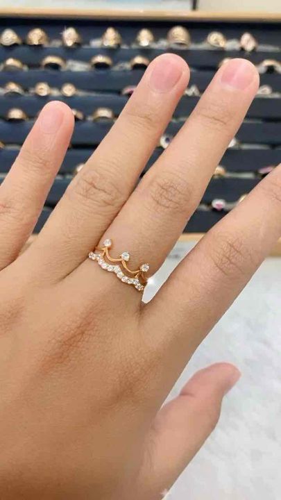 Cincin Emas 6K Gold atau Kadar 300 Mahkota CT 468 | Lazada Indonesia