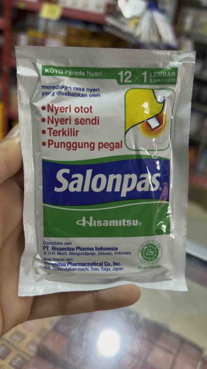 Salonpas Koyo 1 Sachet isi 12 Lembar - Koyo Pereda Nyeri | Lazada Indonesia