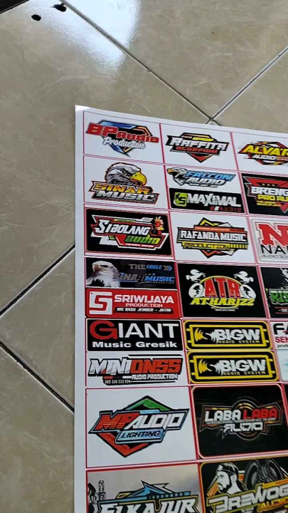 Stiker Sound | Stiker 1 Lembar | Stiker Pack Ukuran 31cmx47cm | Lazada ...