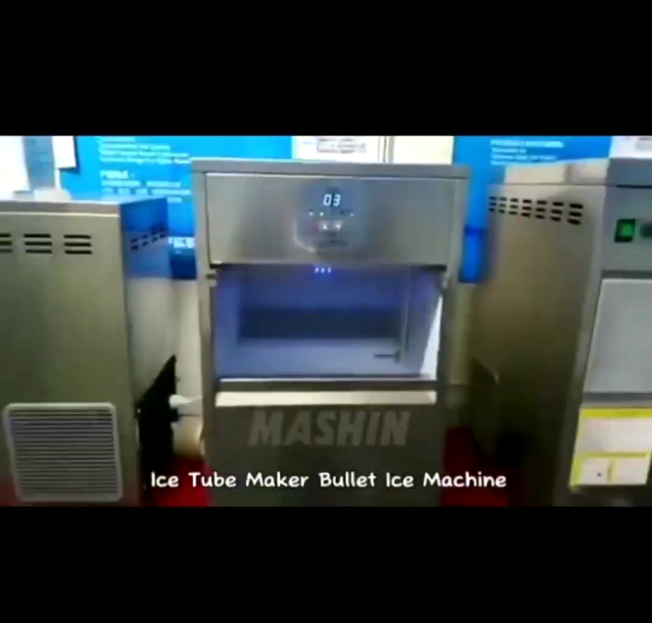 Mashin - Ice Tube Maker Bullet Ice Machine 50-120Kg/Hari Mesin Es Batu ...