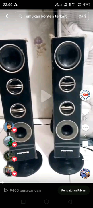 Speaker pasif polytron bisa untuk tv ampli GMC PMA PAM mini amplifier bluetooth speaker | Lazada ...