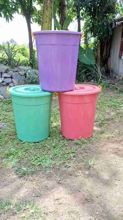 Kapasitas Ekstra Besar! ember tutup 80 liter / ember plastik anti pecah ...