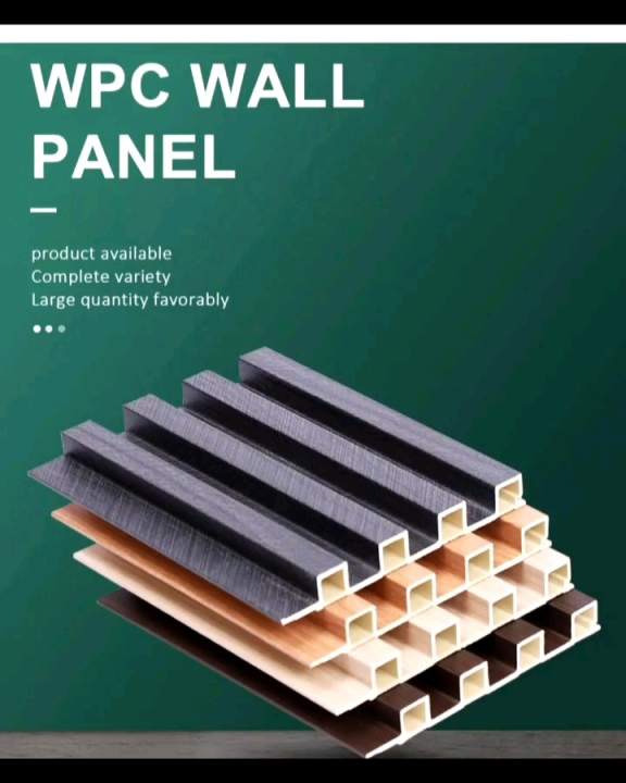 WPC Fluted wall panels Interior/Exterior cladding 100cm*16.8cm*2.3cm ...