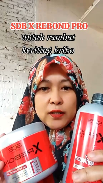 SDB X Rebond Pro Step 1 Super Resistand Hair / Step 2 Milky Neutralizer ...