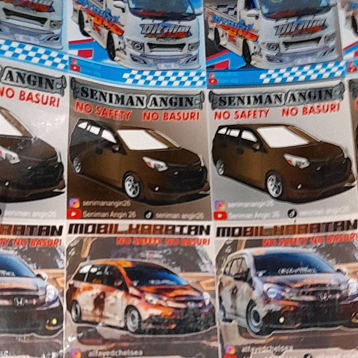 STIKER DITDIM SENIMAN ANGIN BAHAN ORIGINAL ANTI AIR/ STIKER DITDIM ...