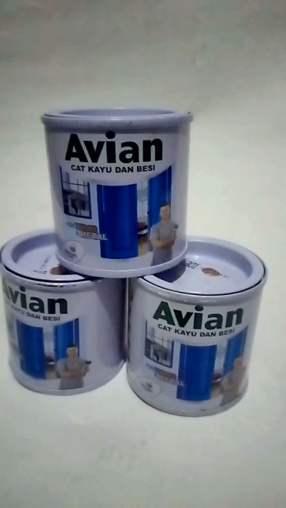 Avian cat kayu dan besi ukuran 100 CC warna lengkap Avian branfs ...