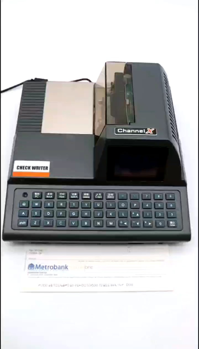 Intelligent Cheque Printer / Check writer with free 2 ribbon / Channel ...