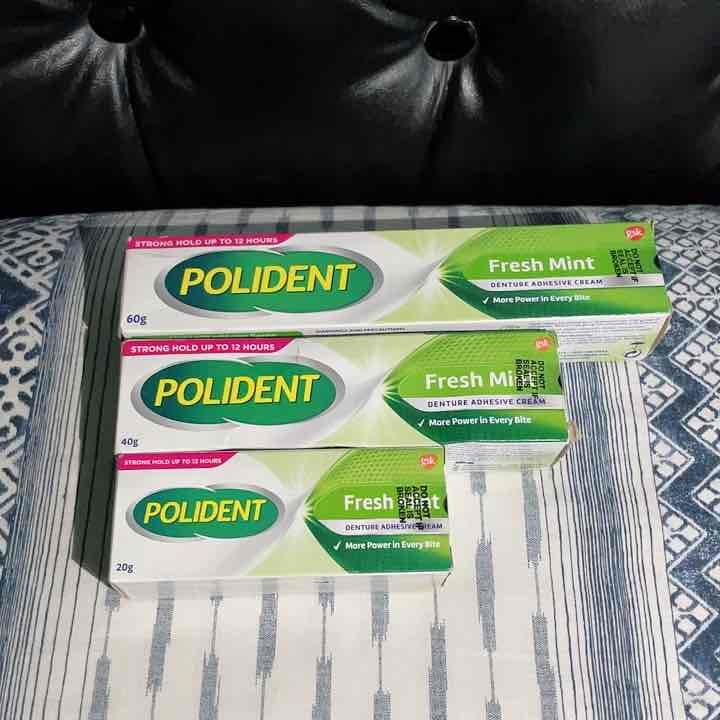 POLIDENT DENTURE ADHESIVE CREAM Fresh Mint 60g | Lazada PH