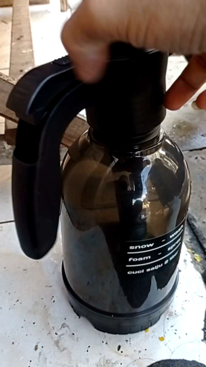 PREMIUM BLACK alat semprot spray sprayer semprotan cuci busa salju snow ...