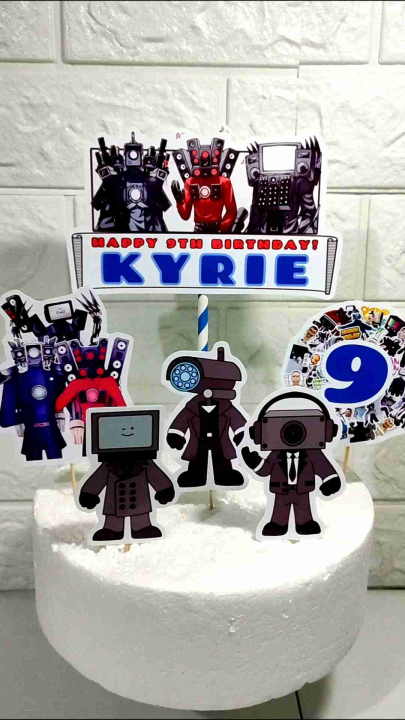 New! Skibidi Cake Topper (High-quality, Personalize, Ready-to-use ...