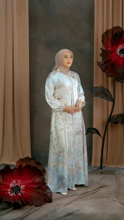BELUM READY ZERYN / ZERRIN DRESS BY NADHEERA LUXURY GAMIS NADHEERA TERBARU BISA COD GAMIS ...