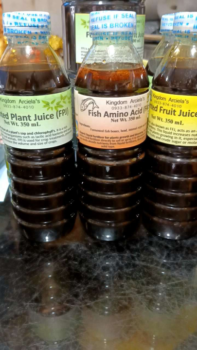 Organic Fertilizer Bundle - FAA, FPJ and FFJ (3 bottles) | Lazada PH