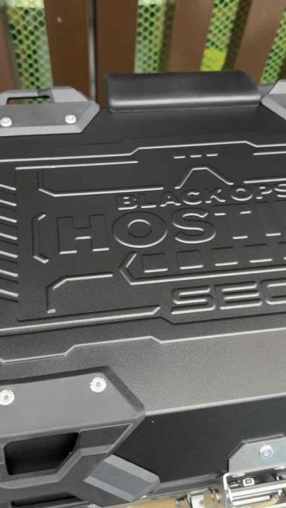 SEC 45LITERS ALLOY TOP BOX with Backrest & Baseplate | Lazada PH