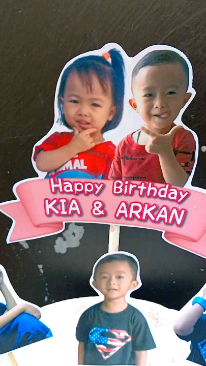 Topper custom nama dan foto photo | Lazada Indonesia