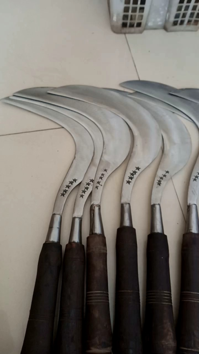 Arit rumput dan padi cap Bintang lima, bahan baja per | Lazada Indonesia