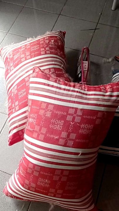 Bantal Kapuk / Guling Kapuk Asli Padat Tebal Empuk Cap Macan | Lazada ...