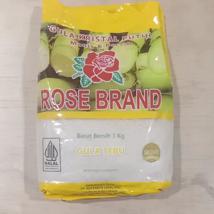 GULA PASIR ROSE BRAND 1kg KUNING | Lazada Indonesia