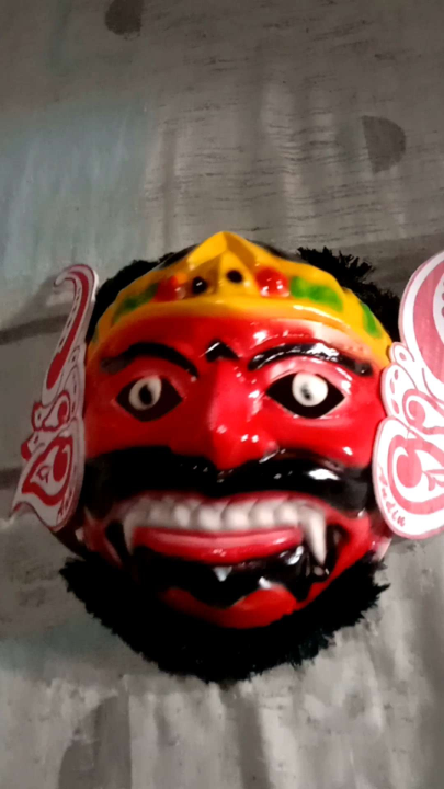 topeng reog, topeng genderuwo, topeng Gatot kaca, topeng anak, Mainan ...