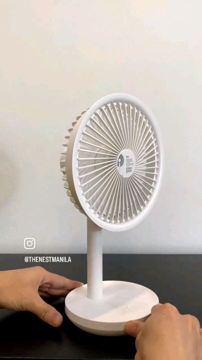 Solove Rechargeable Desk Fan | 12 hours Continuous Air Supply ...