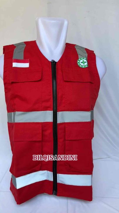 rompi kerja/rompi proyek/rompi lapangan/rompi safety | Lazada Indonesia