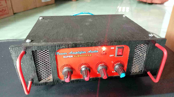 Power Amplifier Mini Audio Sound System Miniatur dengan Tone Kontrol ...