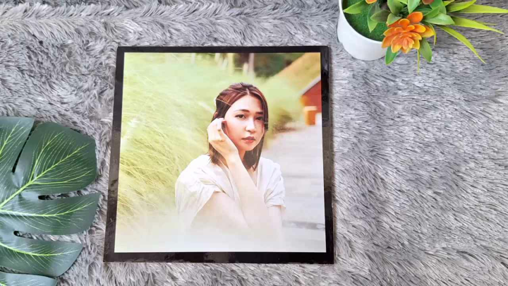 Cetak Foto Custom List Putih Hitam Bingkai MDF Ukuran 20x20cm | Lazada ...