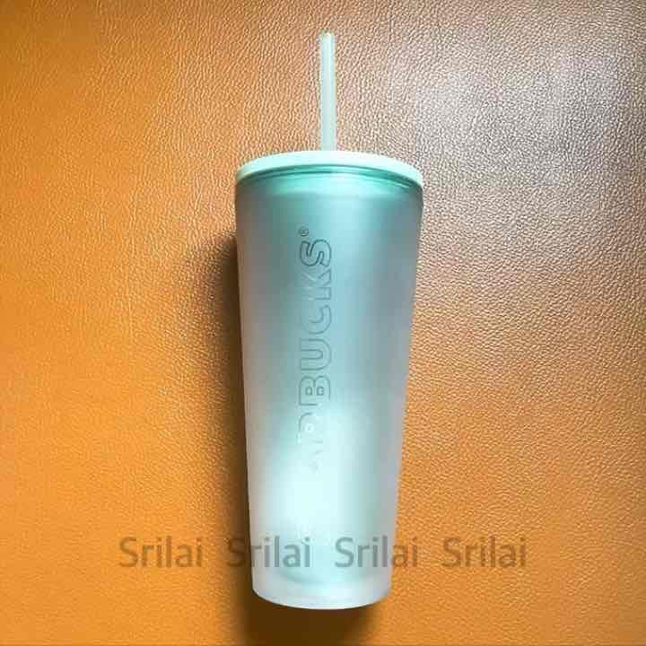 [ ️ของแท้ 100% ] 🥤 แก้วสตาร์บัคส์ ฝาเขียวมิ้นท์ Starbucks Translucent ...
