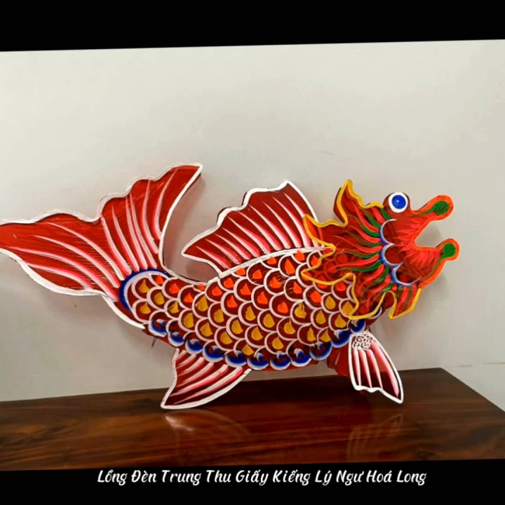 LỒNG ĐÈN TRUNG THU GIẤY KIẾNG MẪU CÁ CHÉP CỠ ĐẠI 1 MÉT LỒNG ĐÈN TRUYỀN ...