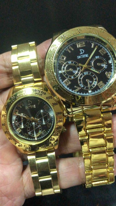 (ใหม่สุดขายดี)นาฬิกาข้อมือผู้หญิง ผู้ชาย SKtime Watch สวยหรู สไตล์ใหม่ ...