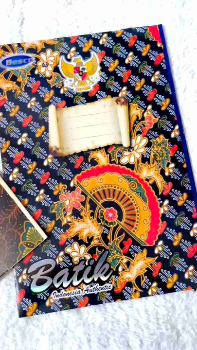Stop Map Batik Besco Hologram/Stop Map Batik Murah/Map File Kertas ...
