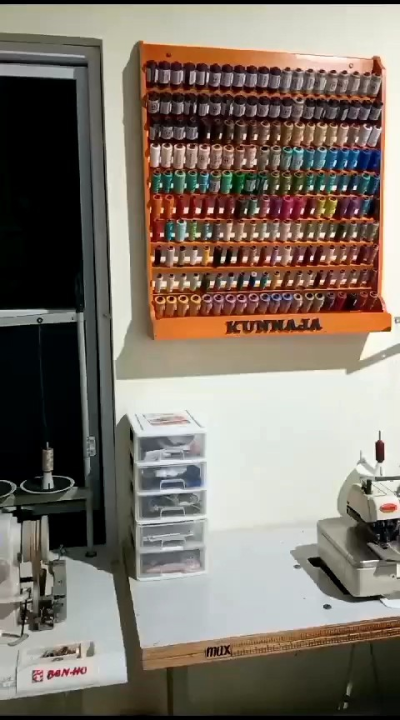 Rak Benang Jahit / Tempat Penyimpanan 200 Benang / Rak Benang | Lazada ...