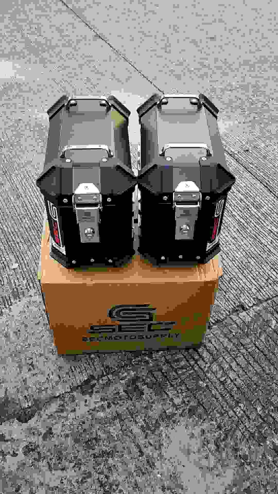 sec kryptonite side box 28 liters plastic box | Lazada PH