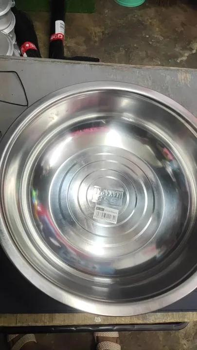 55S Makapal Stainless Steel Deeper Basin/Palanggana for Utility A ...