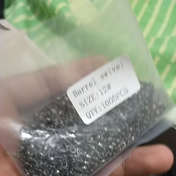 kili kili pancing barel swivel ukuran 12 ISI 50 anti karat cocok ...