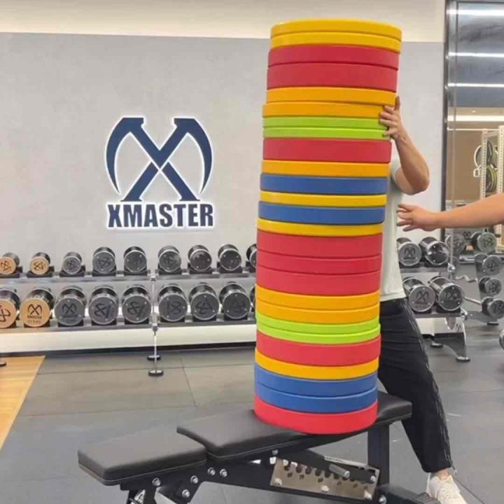 XMASTER Gym Bench, Adjustable & Flat, Fitness gym set exercise ...