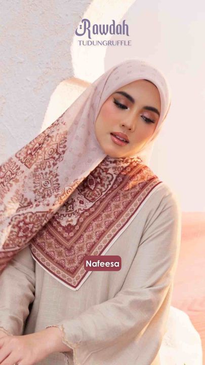 TUDUNGRUFFLE RAUDAH SERIES | Lazada