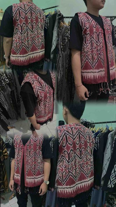 READY STOKK!! BAJU TENUN KHAS DAYAK - ROMPI TENUN - JAS TENUN KHAS ...