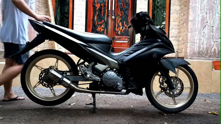 Knalpot SC Project Hitam Supra X, Karisma, Revo, Jupiter Z, Vega R/ZR ...