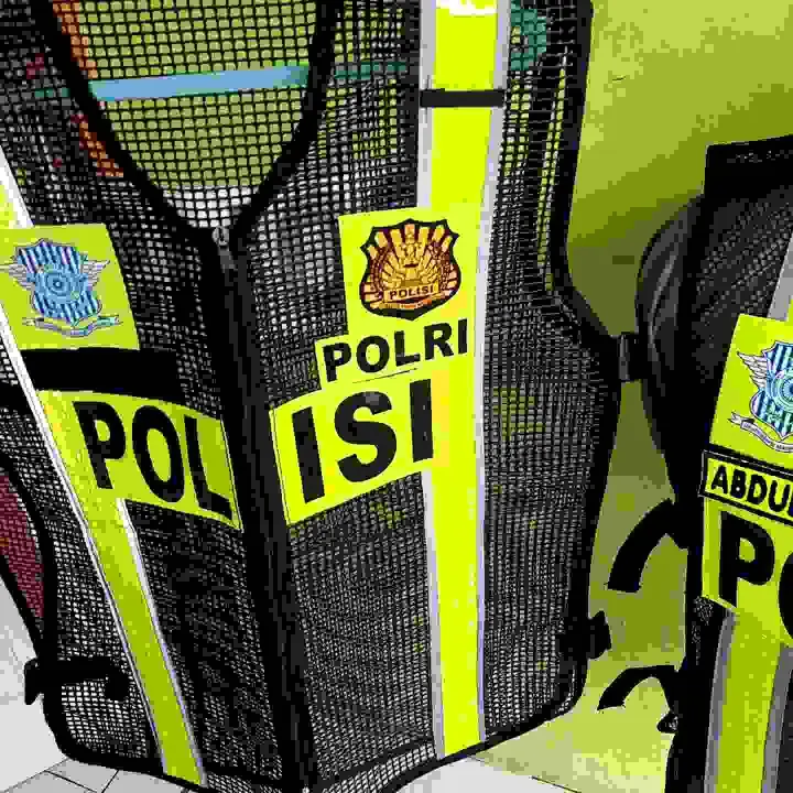 Rompi polisi jaring karet rompi polantas terbaru | Lazada Indonesia