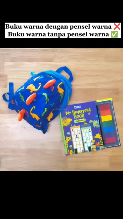 My fingerprint book mommy Hana (buku cop jari) | Lazada
