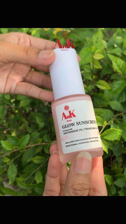 GLOW SUNSCREEN SERUM | SERUM PROTEKSI by AnK Beauty | BPOM REGISTERED ...